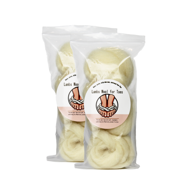 Natural Lambs Wool Toe Pads & Foot Cushions | Zoravell